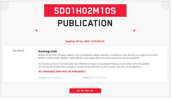 LockBit宣稱駭入波音並竊走機密 | iThome